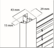 Plissé gordijn Easyclick | Raamdecoratie zonder boren | Gordijnen.nl